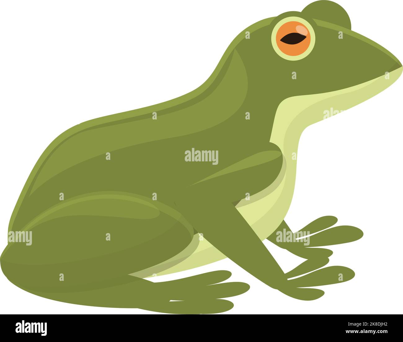 Life frog icon cartoon vector. Happy smile. Water head frog Stock ...