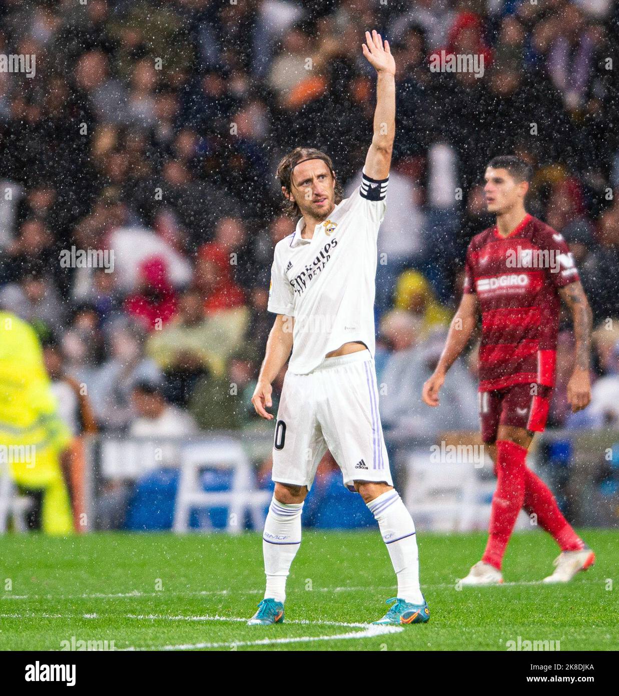 Madrid, Spain. 22nd October 2022; Santiago Bernabeu Stadium, Madrid ...