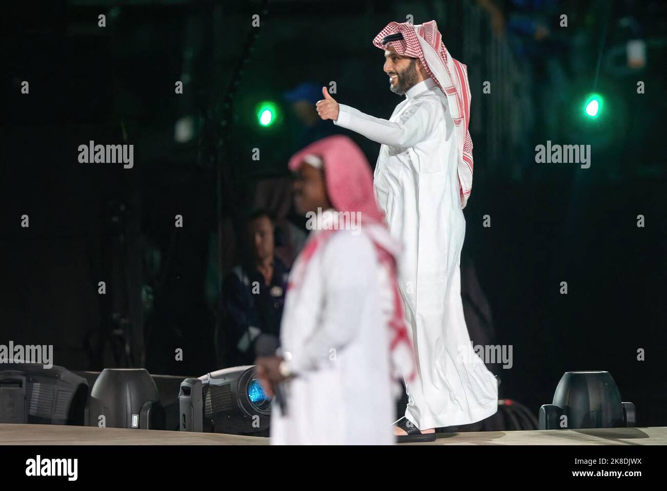 Chairman of the General Entertainment Authority (GEA) Turki Al-Sheikh ...