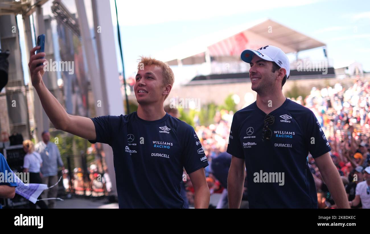 Austin, TX, USA. 21st Oct, 2022. Oct 22, 2022: Nicholas Latifi (6 ...