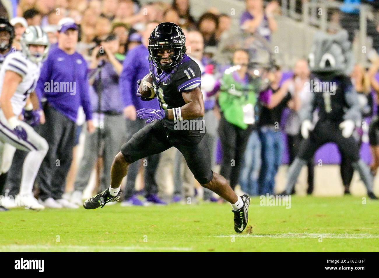 October 22nd 2022: .TCU Horned Frogs wide receiver Derius Davis (11 ...