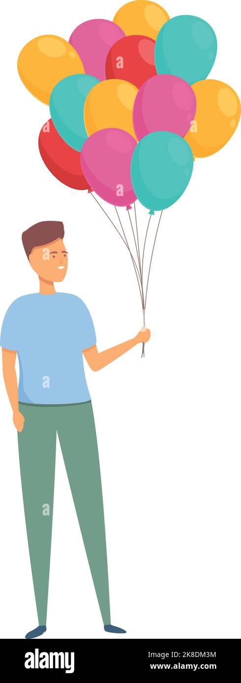 Park seller icon cartoon vector. Street sell. Clown man Stock Vector ...