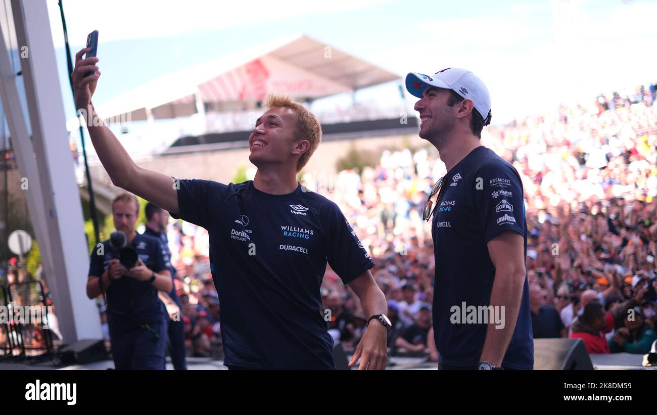 Austin, TX, USA. 21st Oct, 2022. Oct 22, 2022: Nicholas Latifi (6 ...