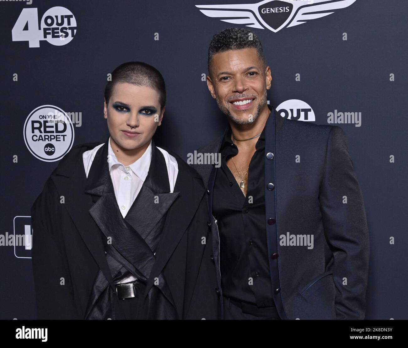 Los Angeles, United States. 22nd Oct, 2022. Blu del Barrio (L) and ...