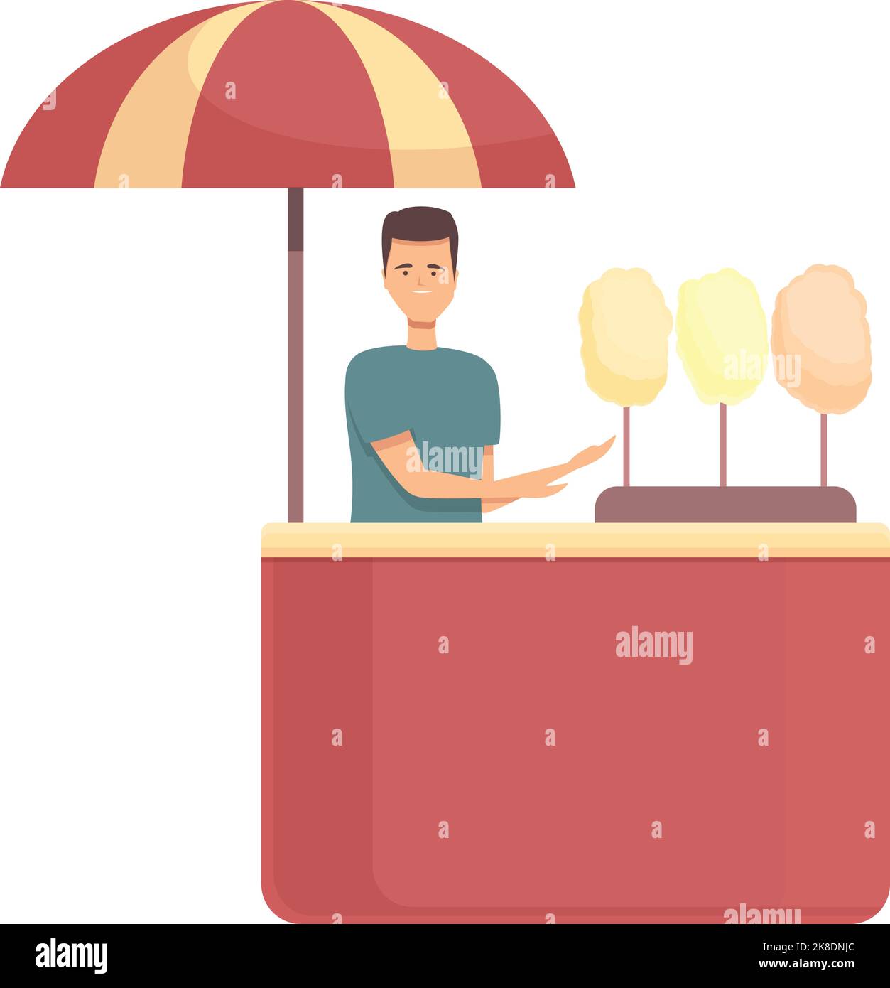 Cotton candy and fun fair stall hi-res stock photography and images - Alamy