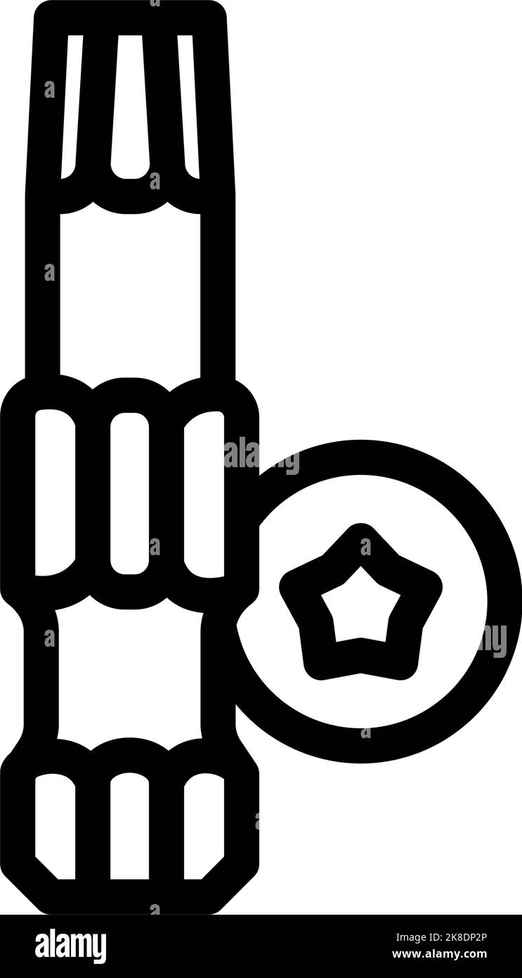 Torx bit Stock Vector Images - Alamy