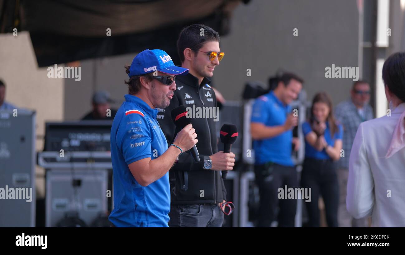 Austin, TX, USA. 21st Oct, 2022. Oct 22, 2022: Fernando Alonso (14 ...