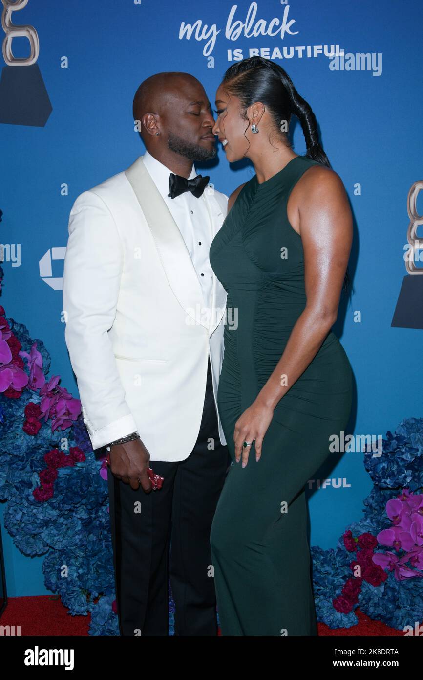 October 22, 2022, Los Angeles, California, USA: TAYE DIGGS and APRYL ...