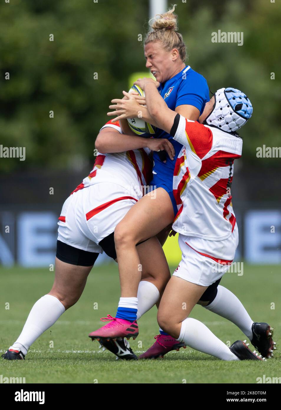 Italy's Veronica Madia during the Women's Rugby World Cup pool B match ...