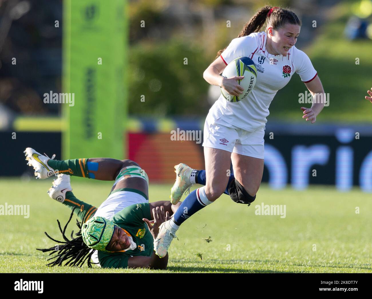 England's Lucy Packer during the Women's Rugby World Cup pool C match ...