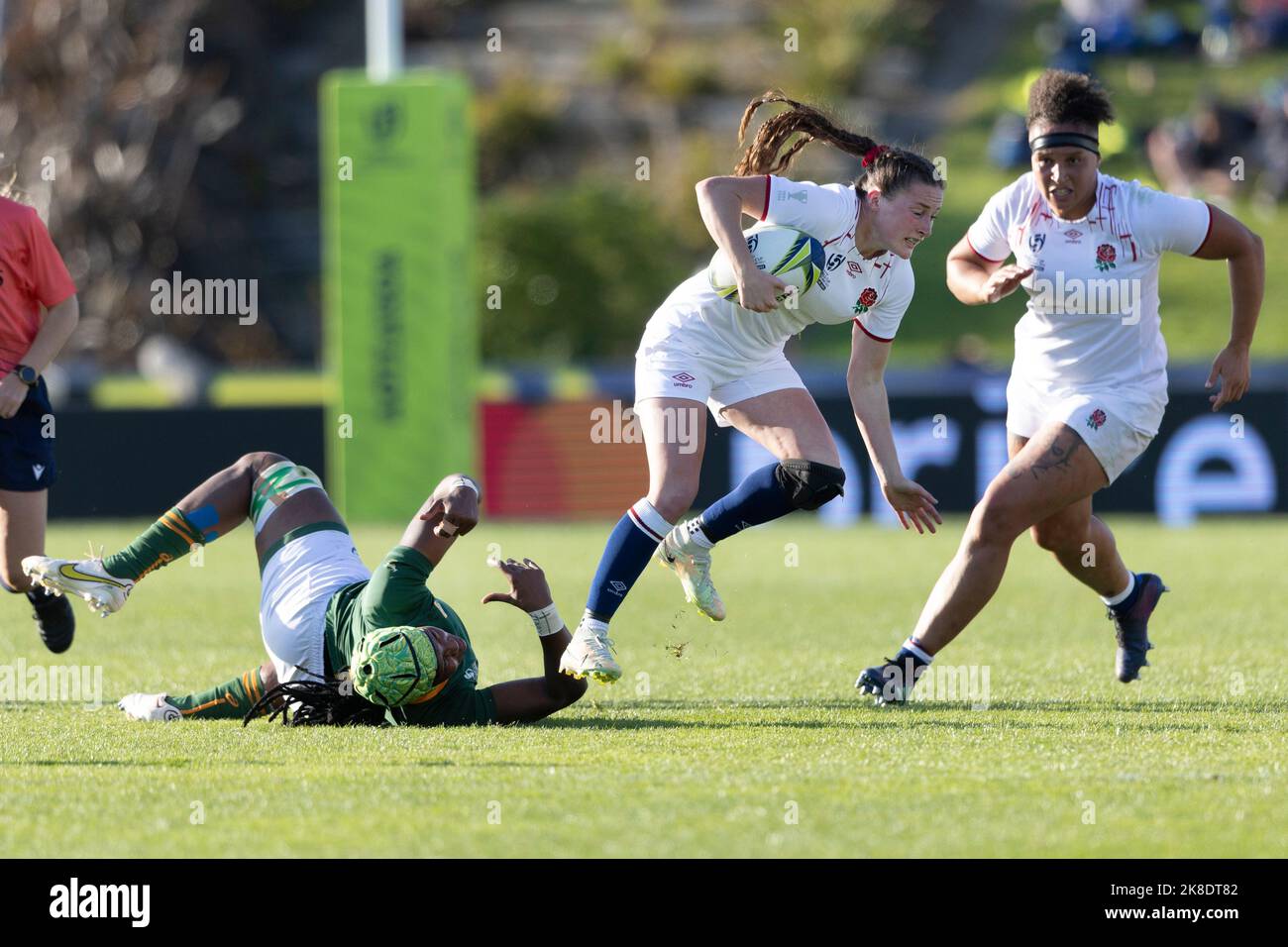 England's Lucy Packer during the Women's Rugby World Cup pool C match ...