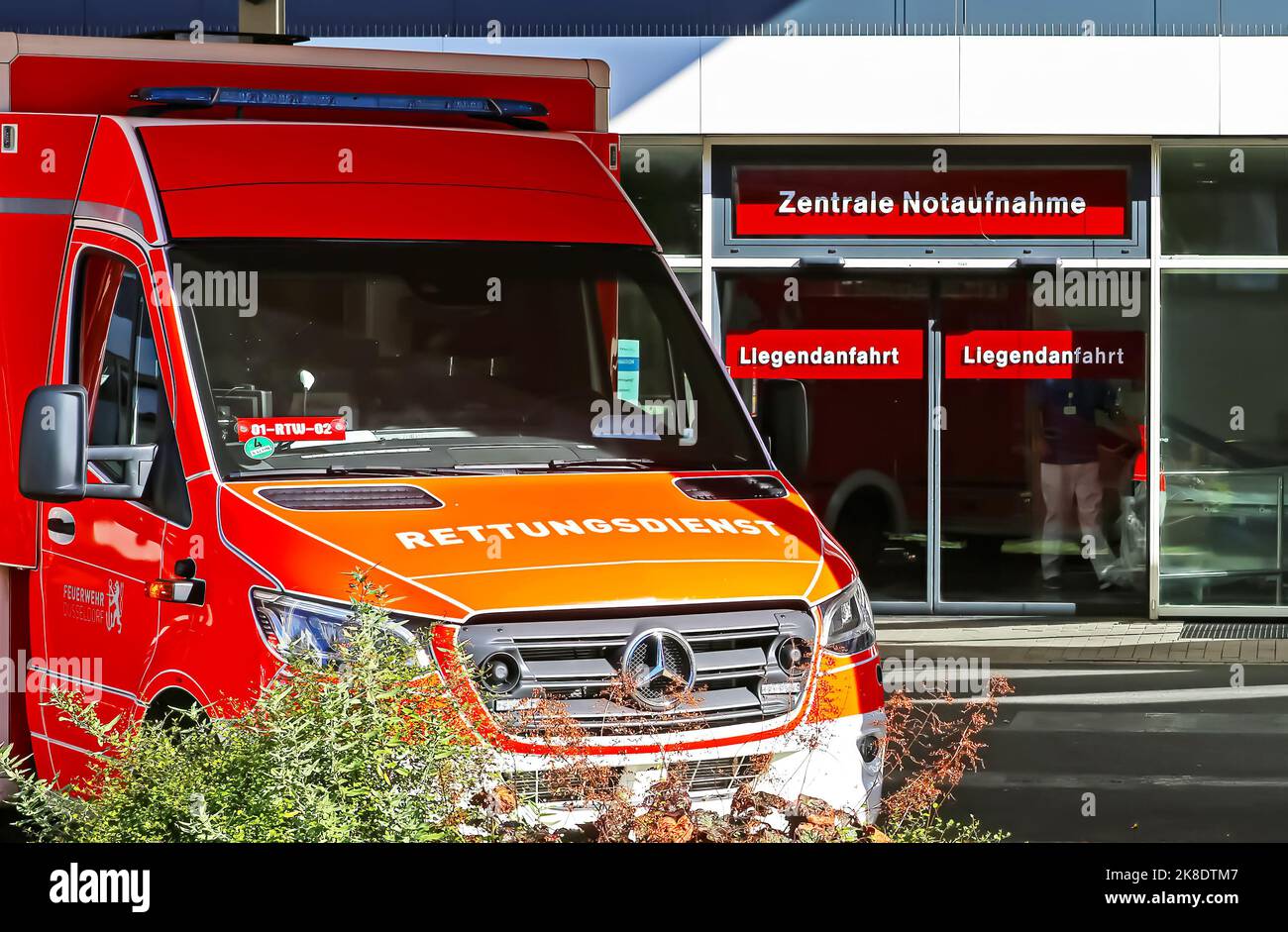 Düsseldorf (UKD), Germany - Juin 9. 2022: Central emergency department ...
