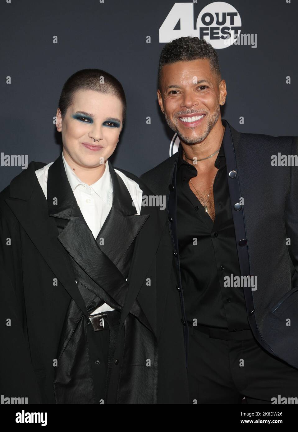 22 October 2022 - Los Angeles, California -Blu del Barrio, Wilson Cruz ...
