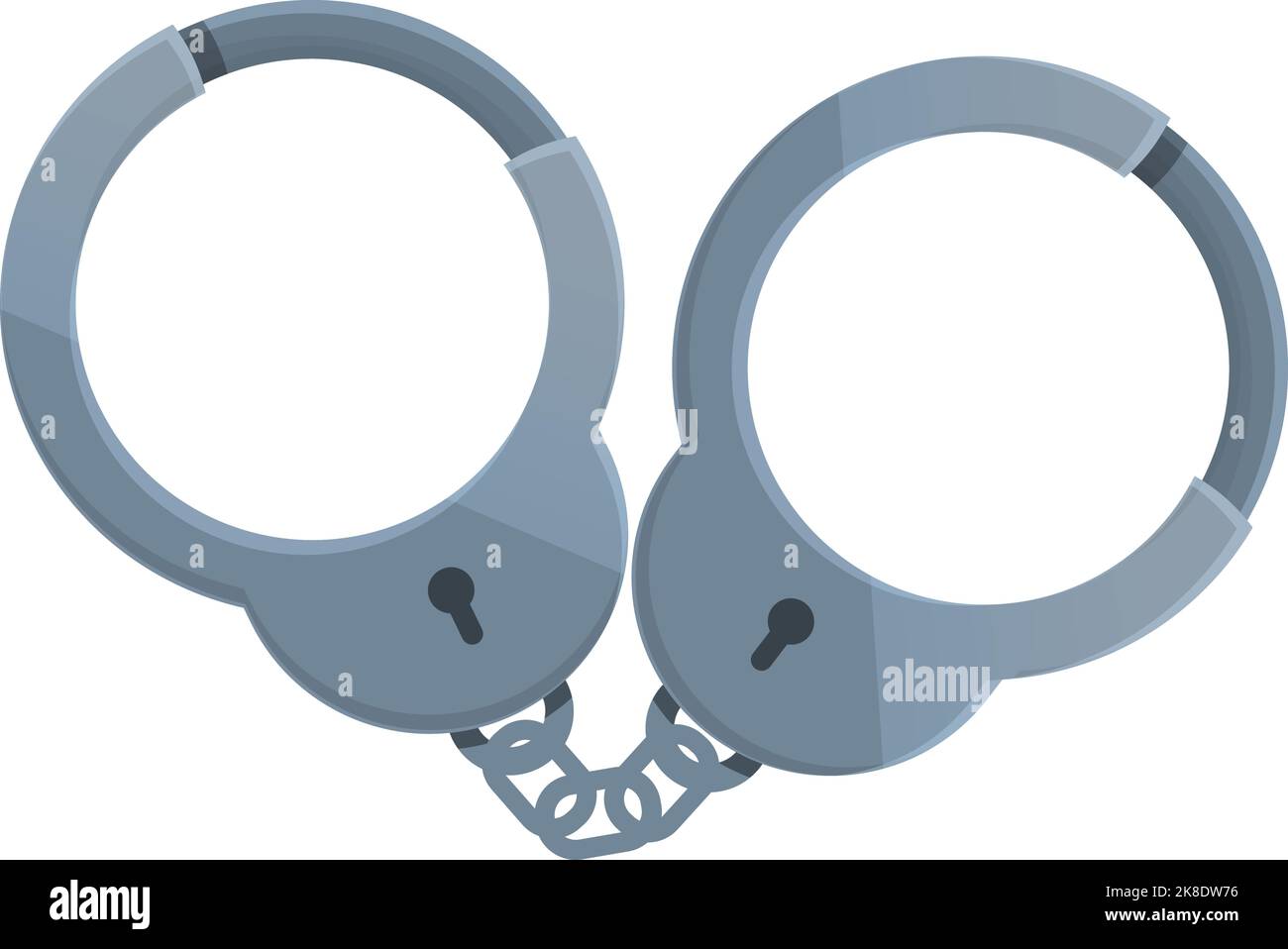 Slavery handcuff icon cartoon vector. Jail arrest. Prison lock Stock ...