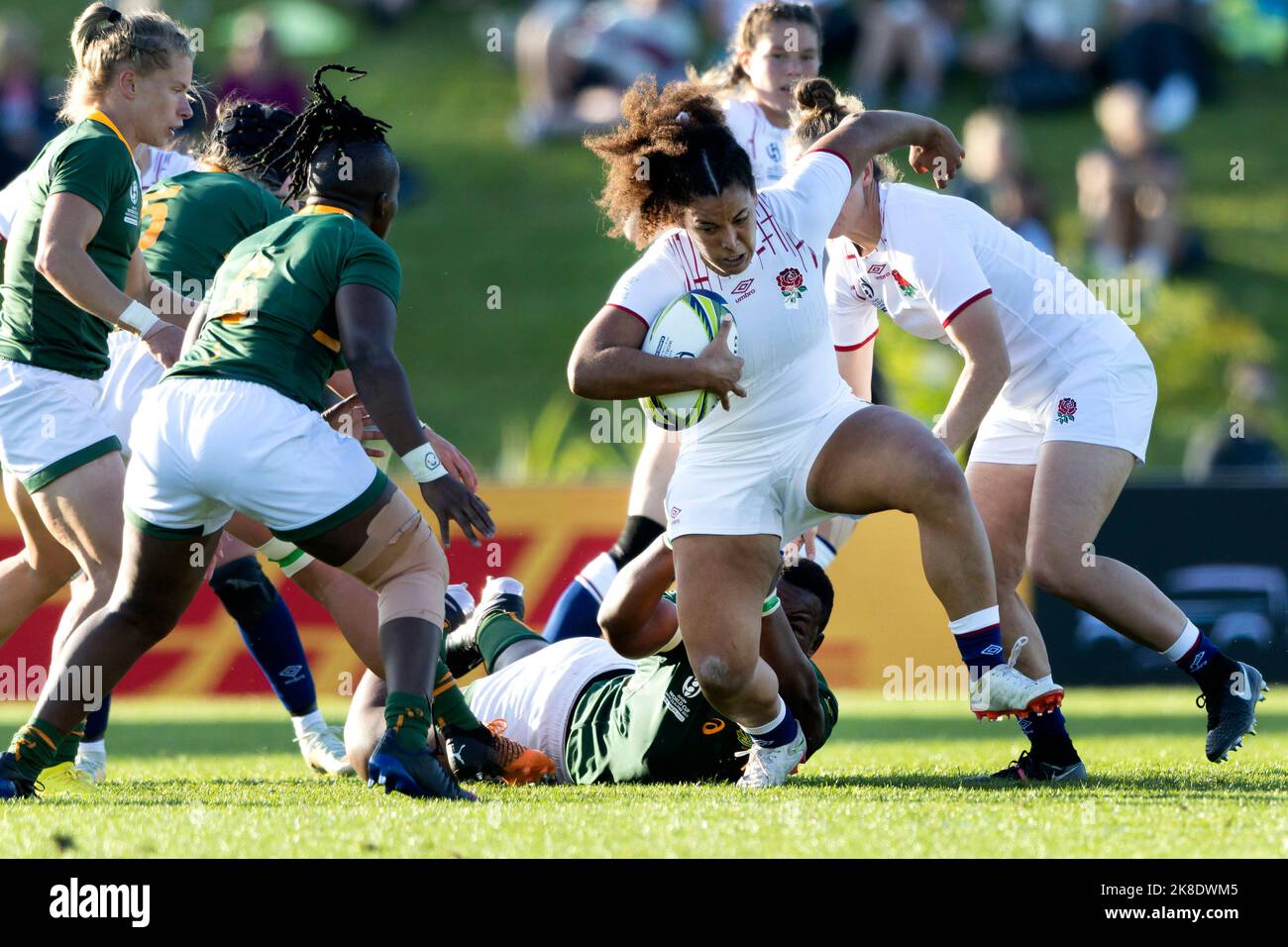 Englands Tatyana Heard During The Womens Rugby World Cup Pool C Match