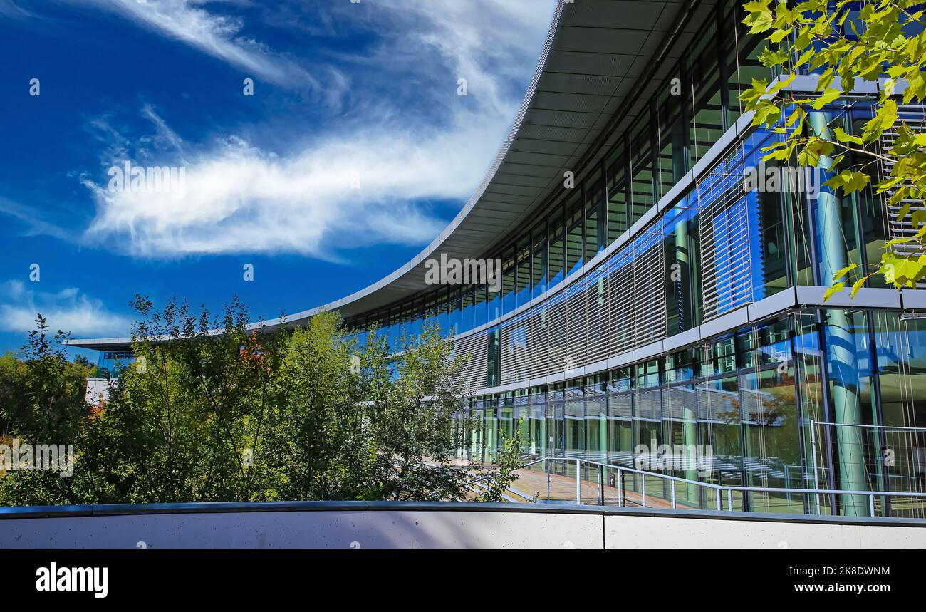 Düsseldorf, Germany (university, Oeconomicum) - October 9. 2022: Modern ...