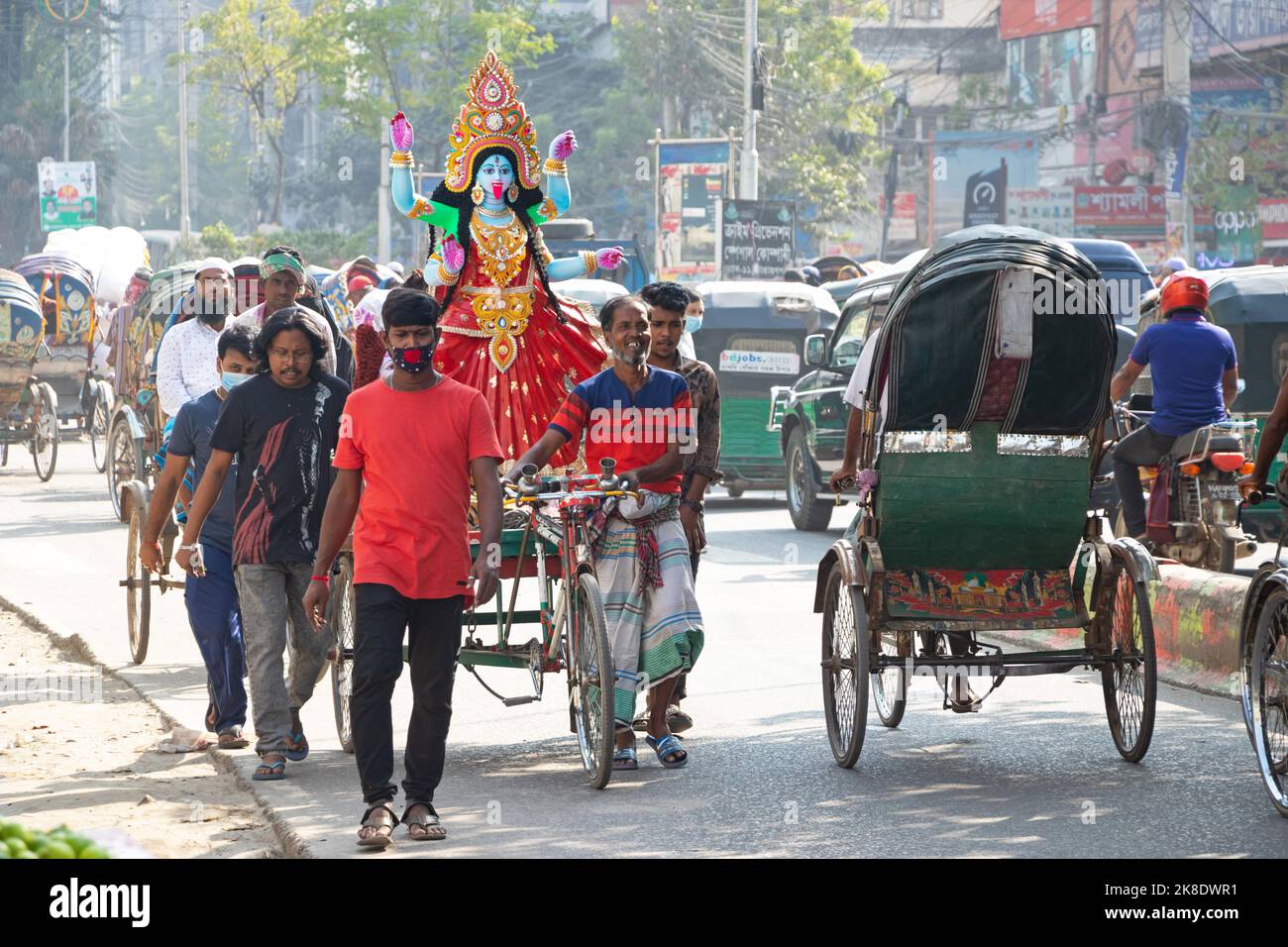 Indian goddess kali painting hi-res stock photography and images - Alamy