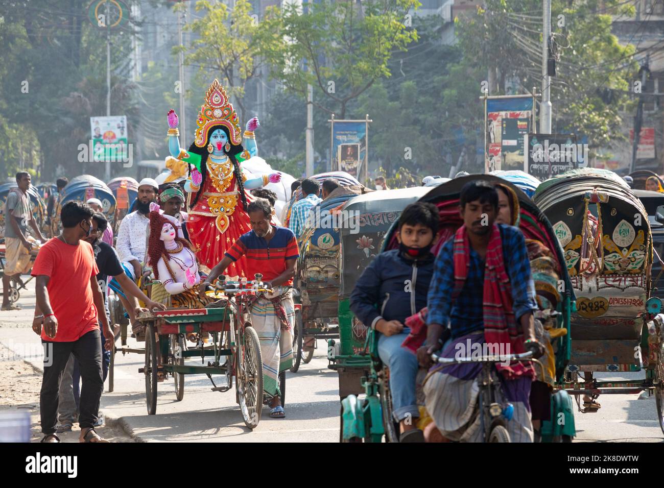 Indian goddess kali painting hi-res stock photography and images - Alamy
