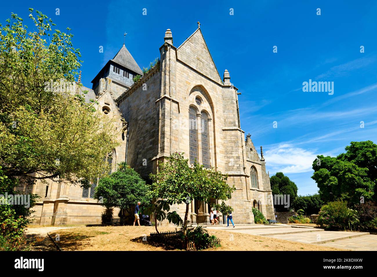 Dinan Brittany France. Eglise Saint Malo (Saint Malo church Stock Photo ...