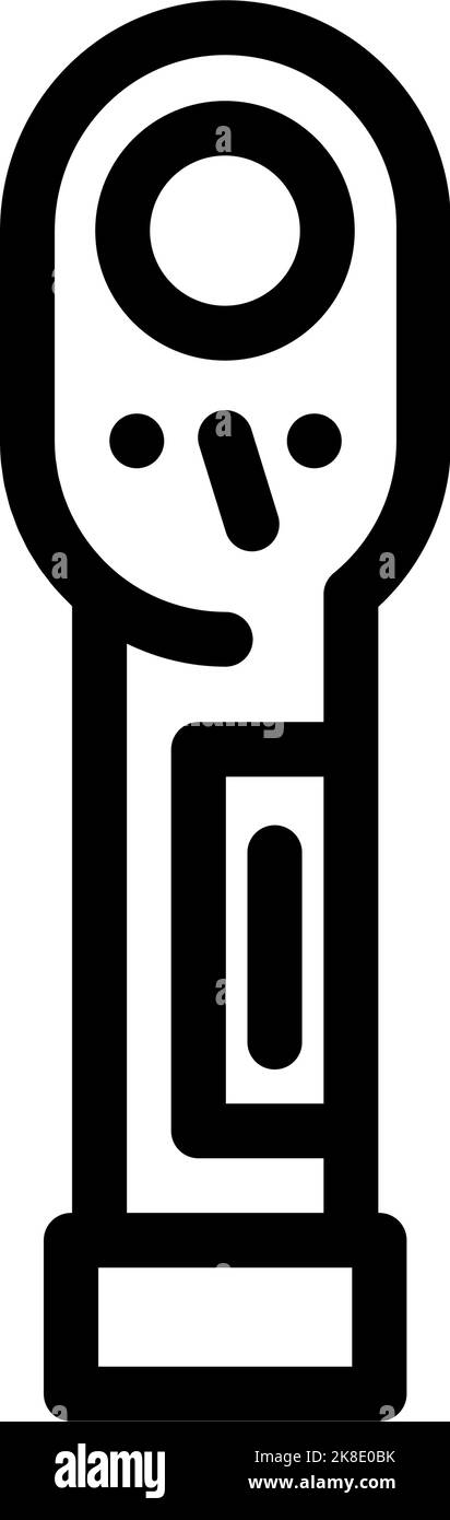 torque wrench line icon vector illustration Stock Vector Image & Art ...