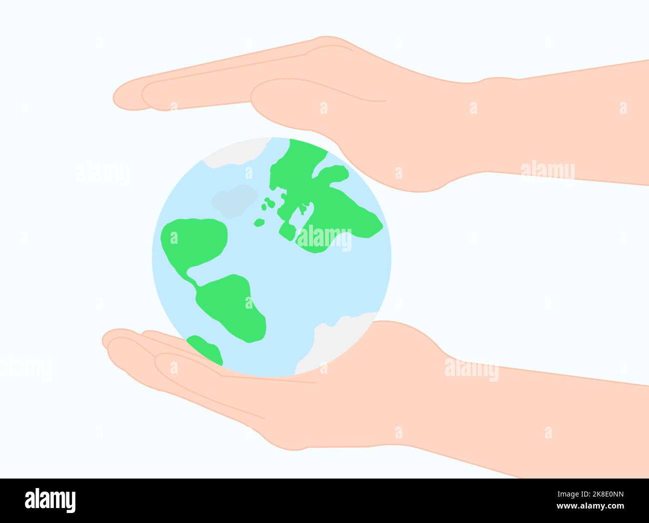 World ball, World in human hands, world Stock Photo - Alamy