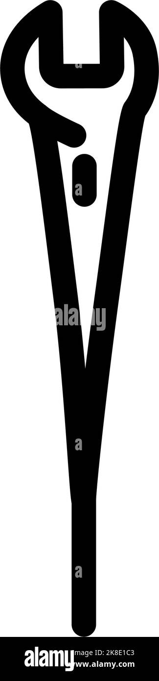 spud wrench line icon vector illustration Stock Vector Image & Art - Alamy