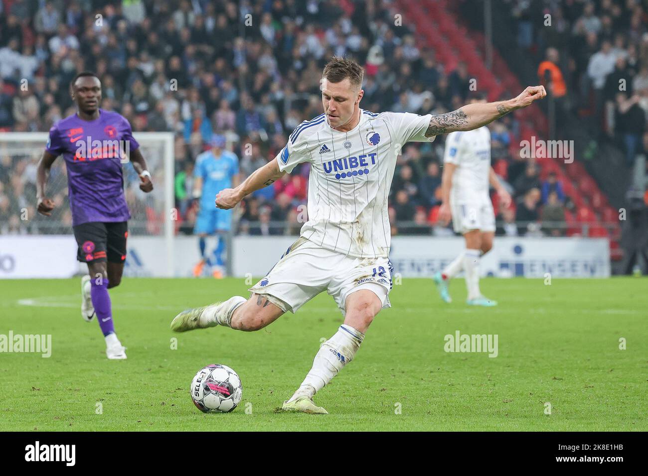 Copenhagen, Denmark. 22nd Oct, 2022. Lukas Lerager (12) of FC Copenhagen seen during the 3F ...