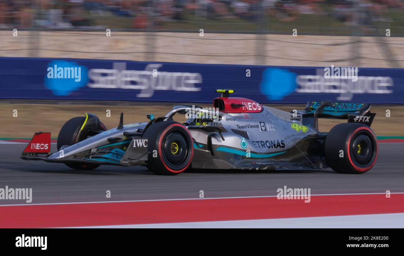 Austin, TX, USA. 22nd Oct, 2022. Oct 22, 2022: Lewis Hamilton (44 ...