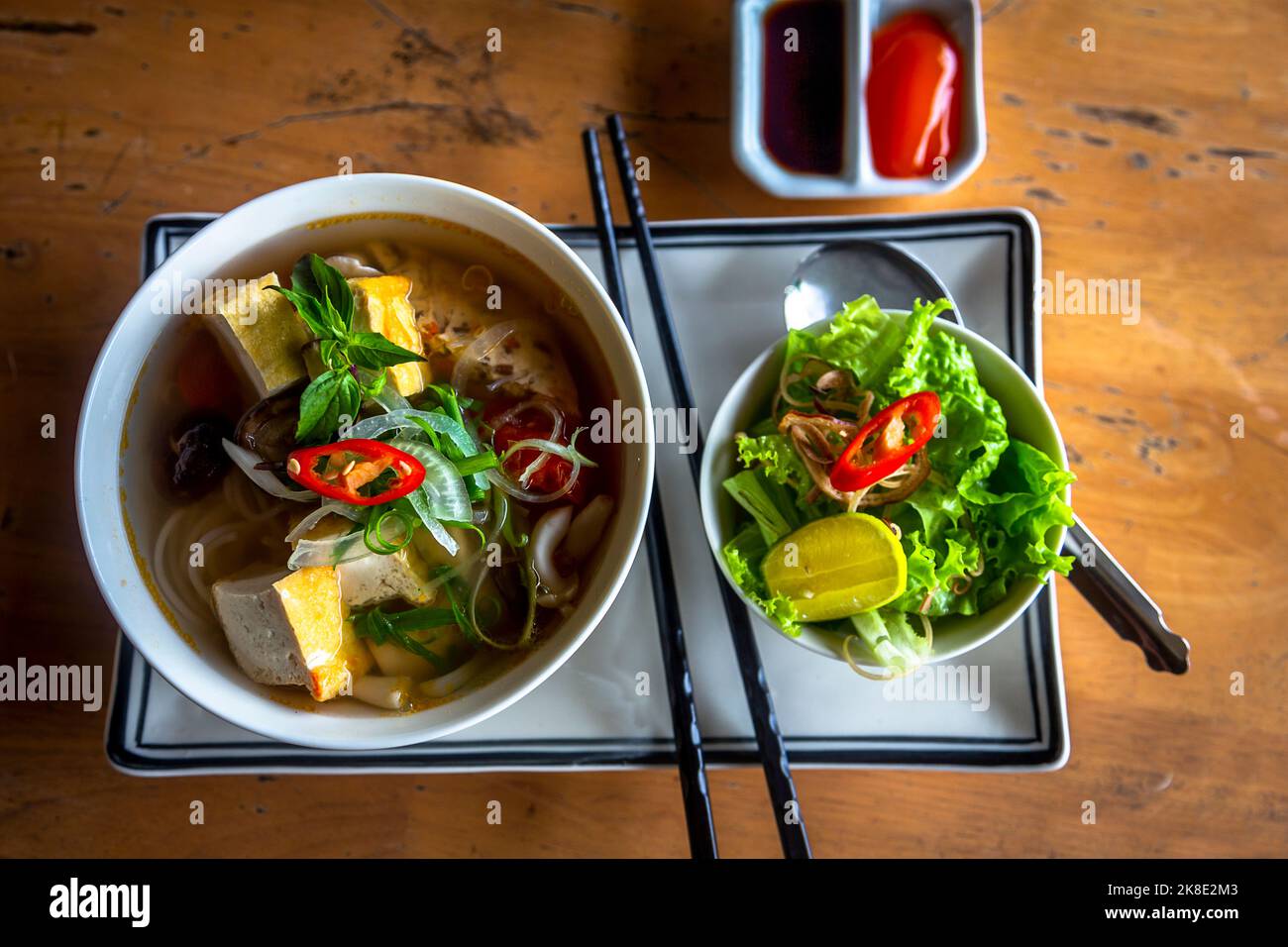 Bun Rieu Vegetable Stock Photo - Alamy