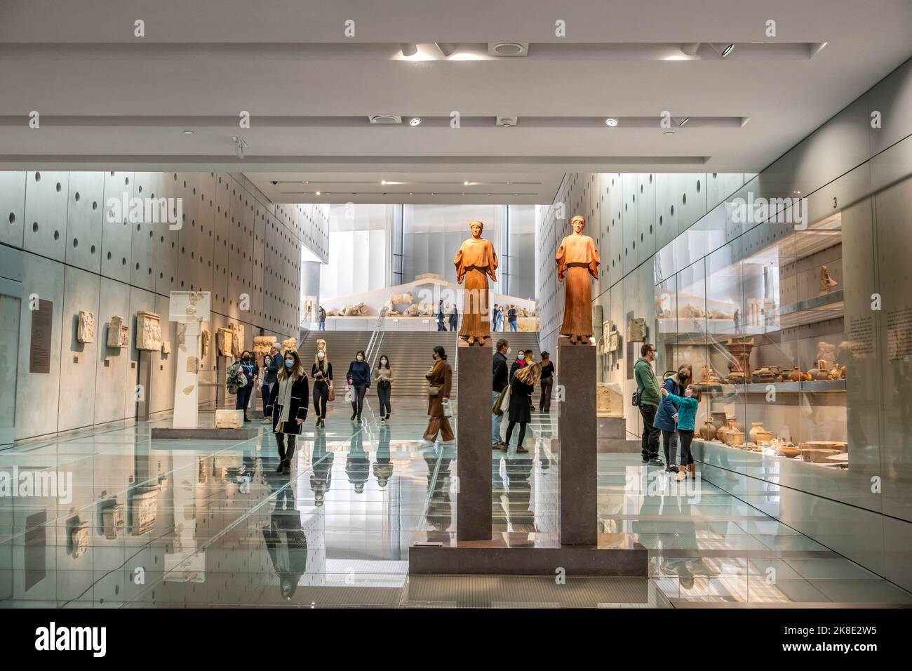 Interior, Acropolis Museum, Athens, Greece Stock Photo - Alamy