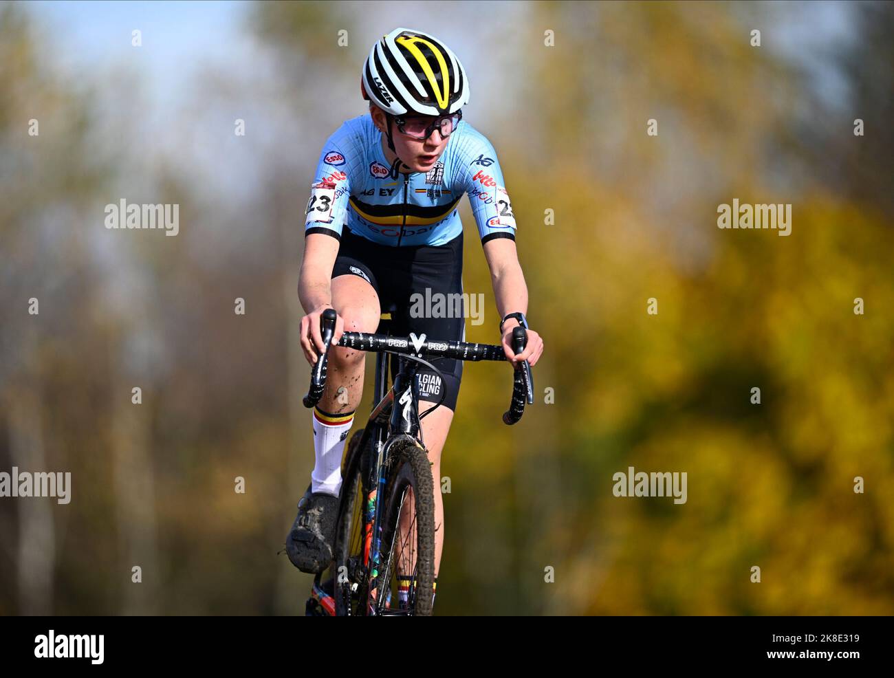 Belgian Lore De Schepper pictured in action during the women's junior ...