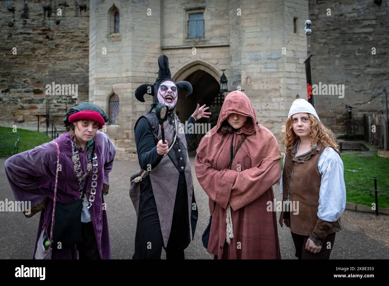 Warwick castle halloween hi-res stock photography and images - Alamy