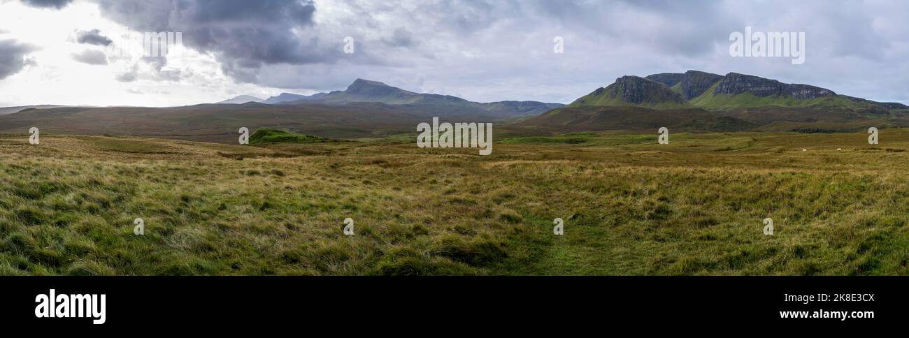 Typical landscape in autumn, Isle of Skye, Inner Hebrides, Scotland ...