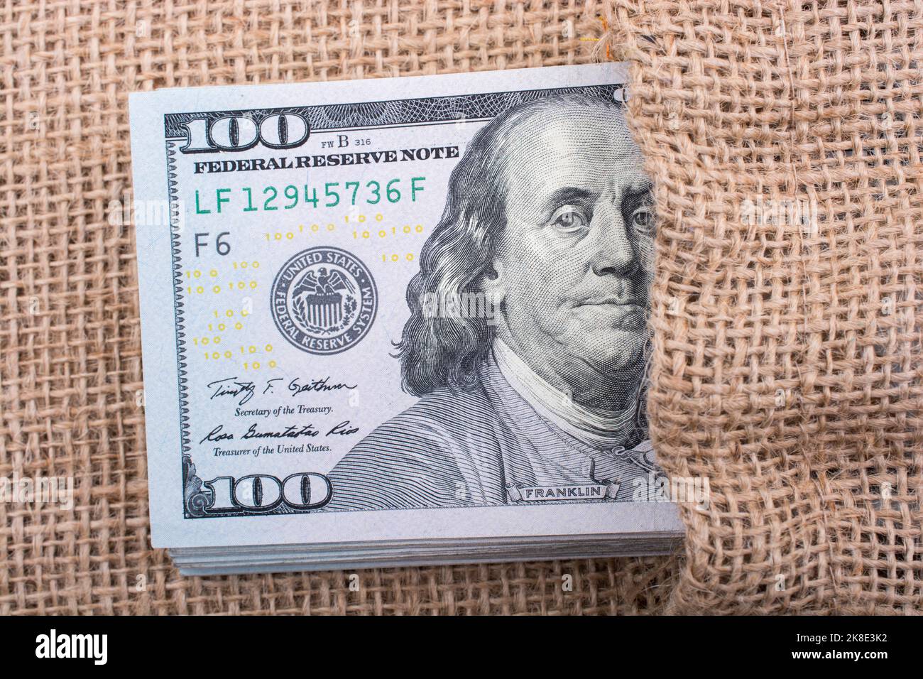 Benjamin franklin face on us hi-res stock photography and images - Alamy