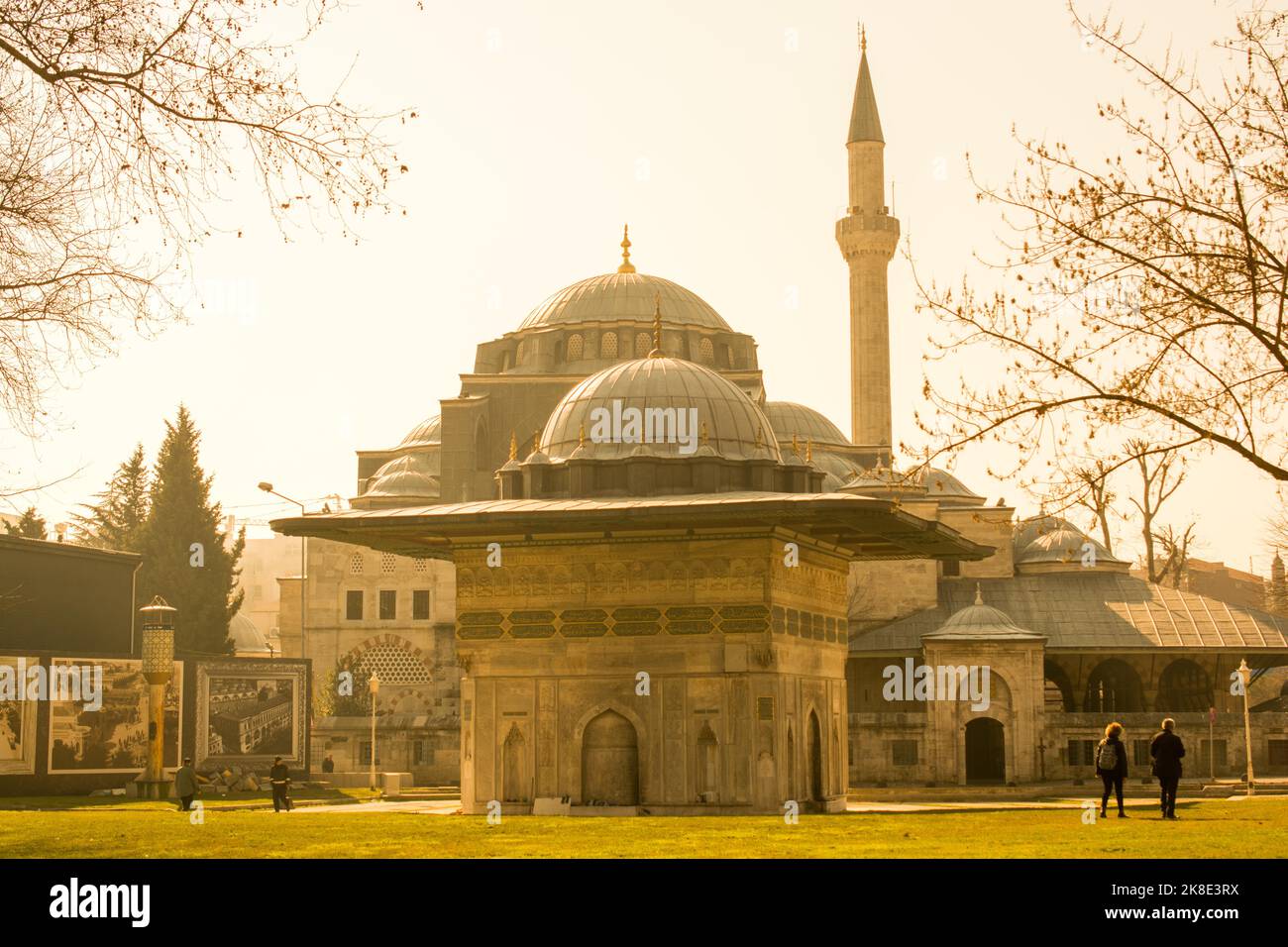 Outer view of Ottoman style mosque in Istanbul Stock Photo - Alamy