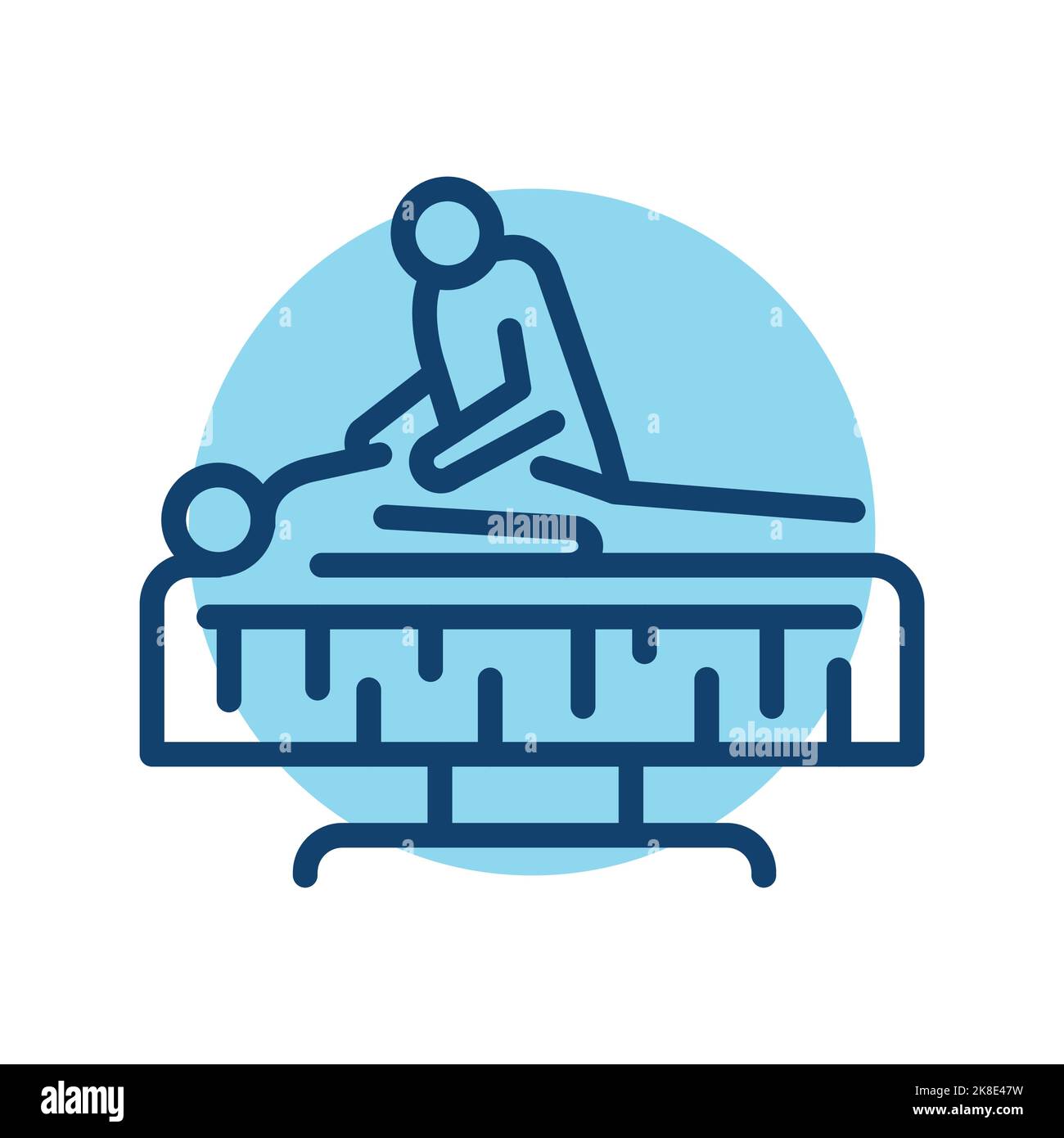 Black massage therapist Stock Vector Images - Alamy