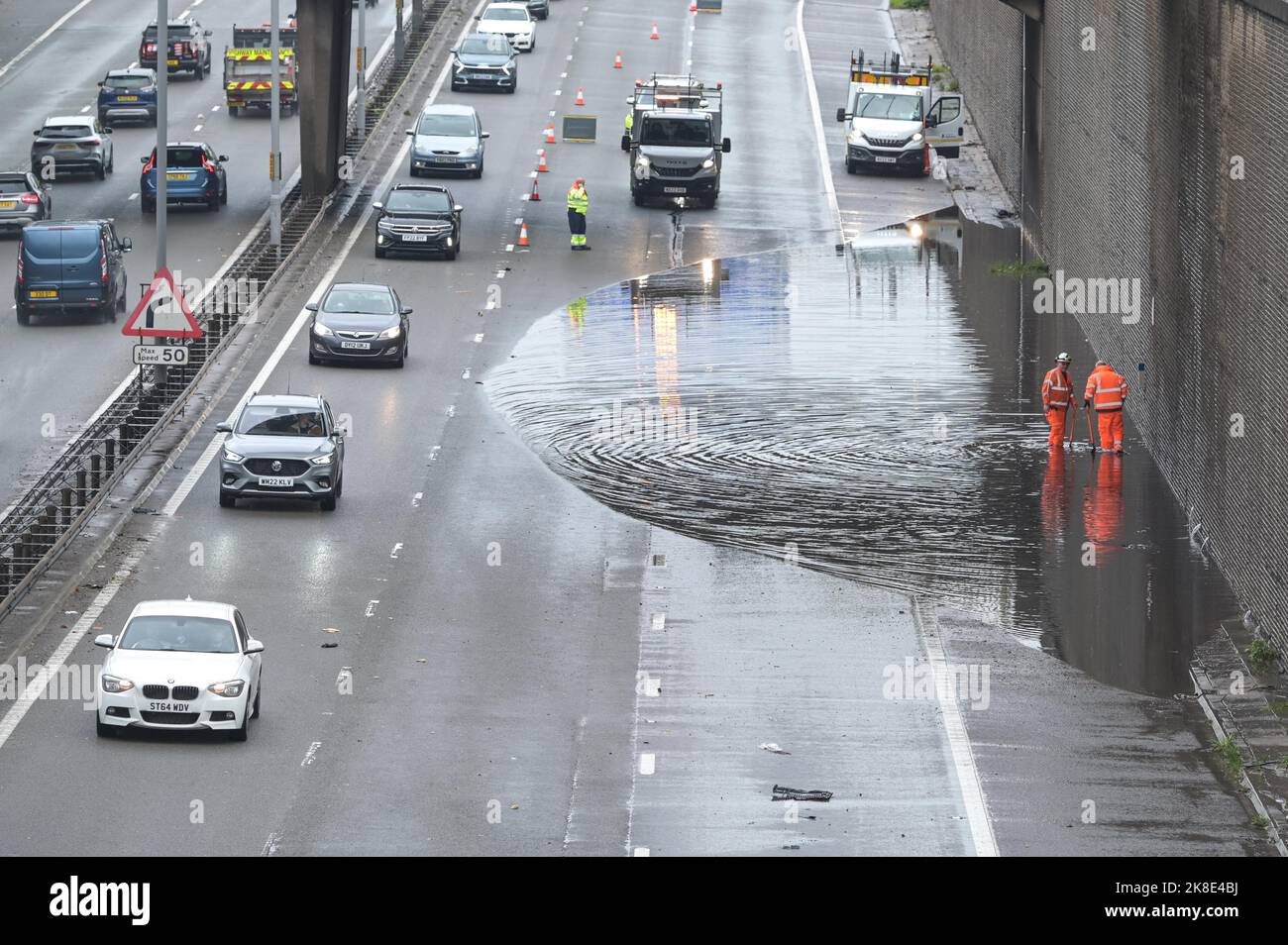 M5 floods hi-res stock photography and images - Alamy