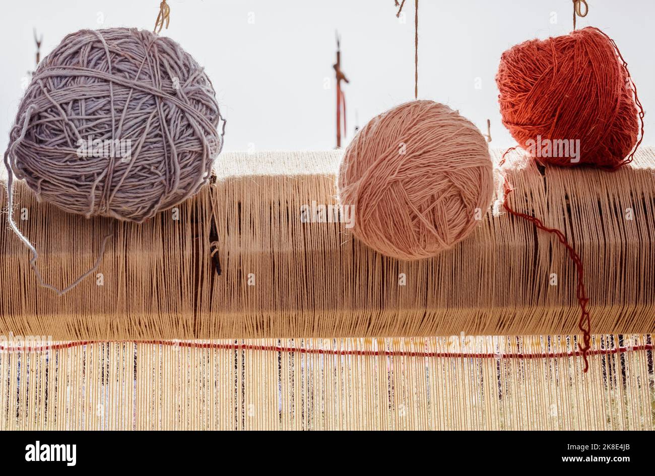 Set or rolls of colotful string Stock Photo - Alamy