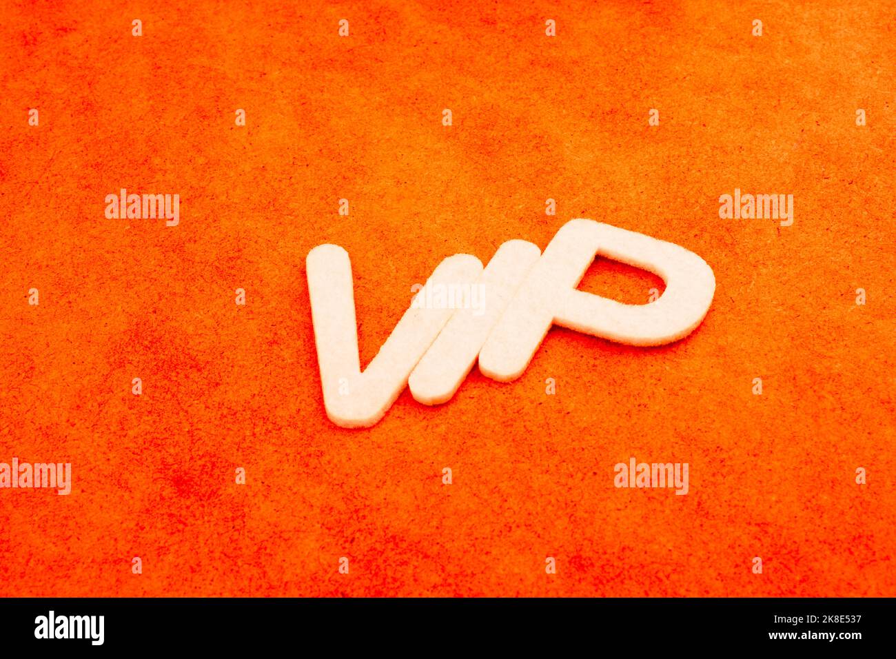 VIP written with letters on a colorful background Stock Photo - Alamy
