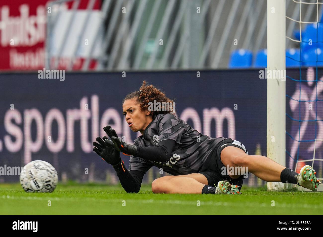 Zwolle - Feyenoord V1 goalkeeper Jacintha Weimar during the match ...
