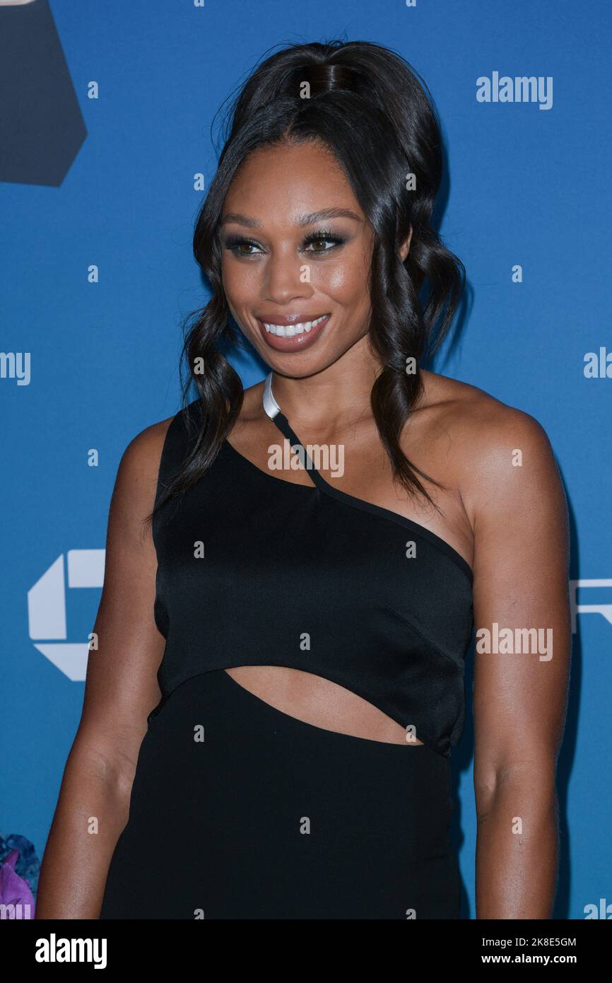 October 22, 2022, Los Angeles, California, USA: ALLYSON FELIX arrives ...