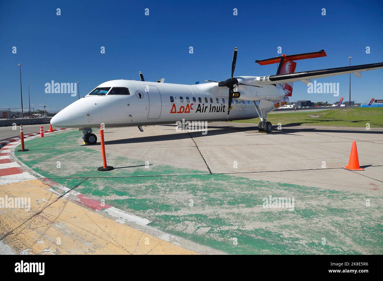 Passenger plane at the airshow, Mirabel, Province of Quebec, Canada ...