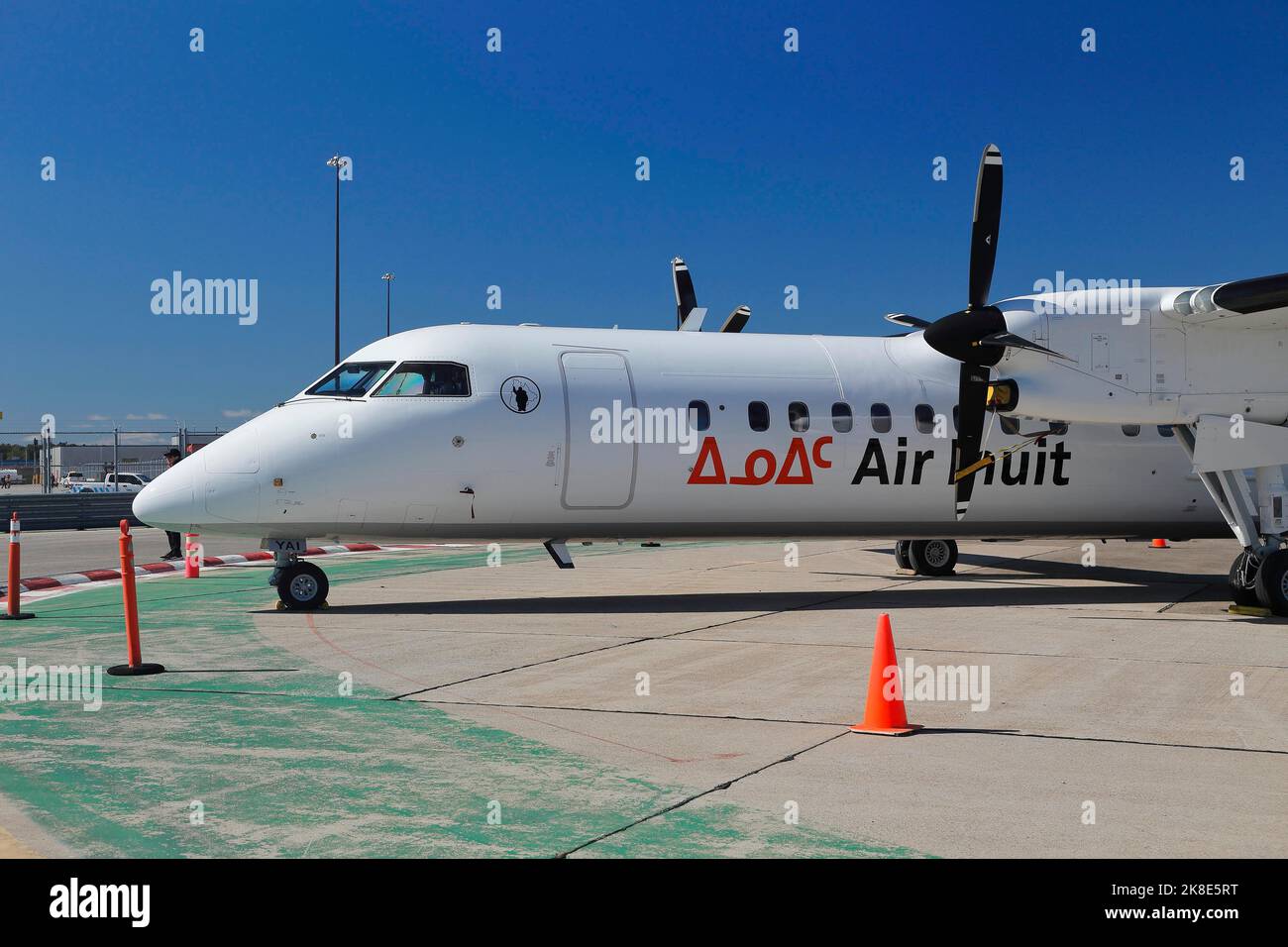 Passenger plane at the airshow, Mirabel, Province of Quebec, Canada ...