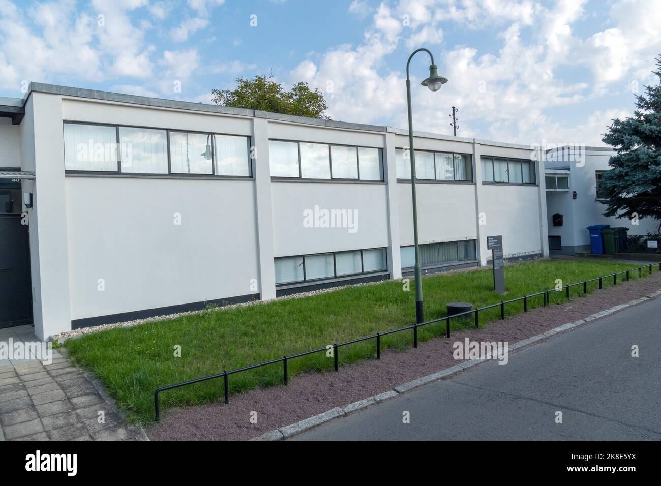 Row house settlement Dessau Toerten, built 1926 to 1928, housing ...
