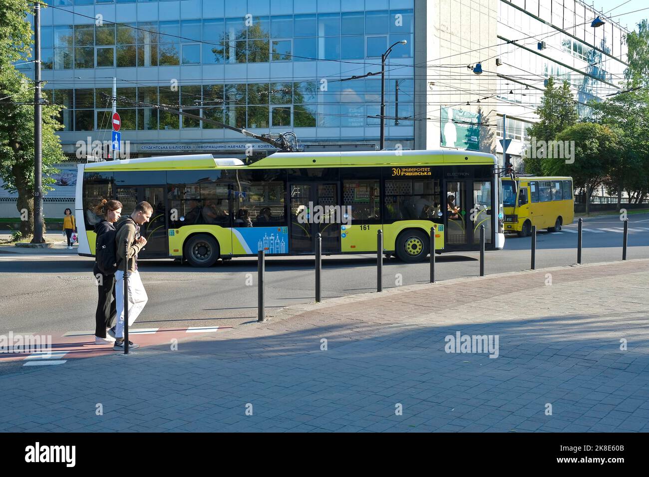 Modern trolley bus hi-res stock photography and images - Alamy