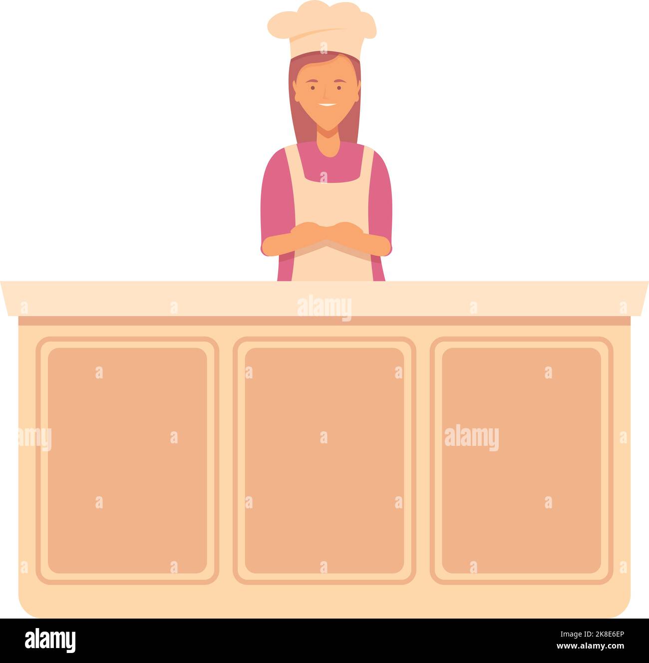 Cooking lesson children Stock Vector Images - Alamy