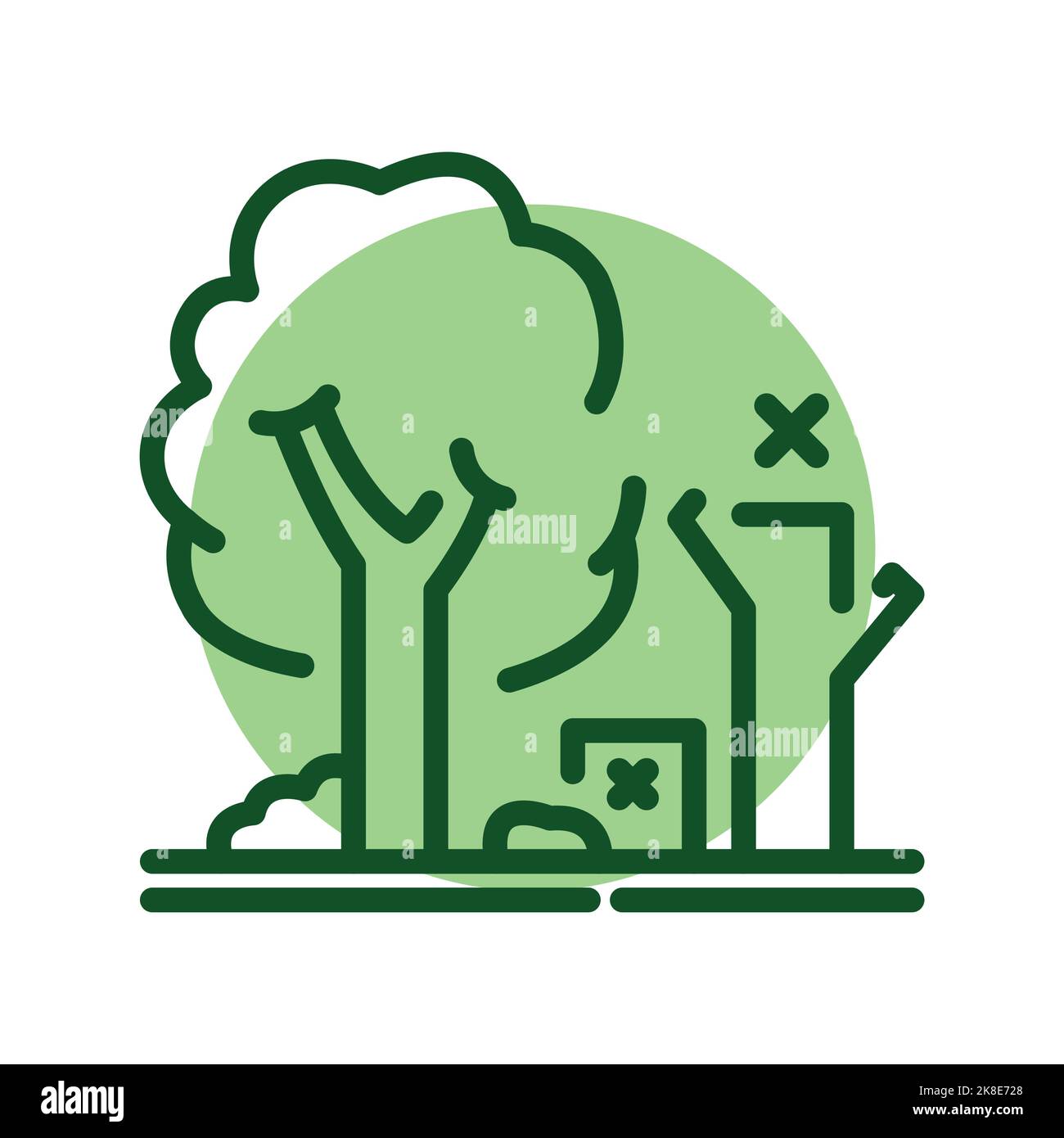 Tree removal color line icon. Garden service Stock Vector Image & Art ... Tree removal color line icon. Garden service Stock Vector Image & Art ...
