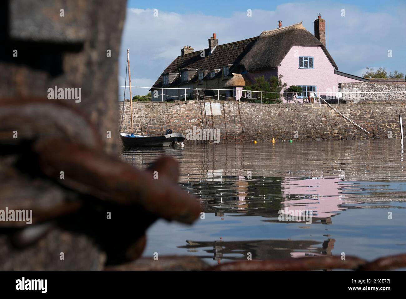 Porlock Weir is a still functioning small harbour in North Devon, near ...