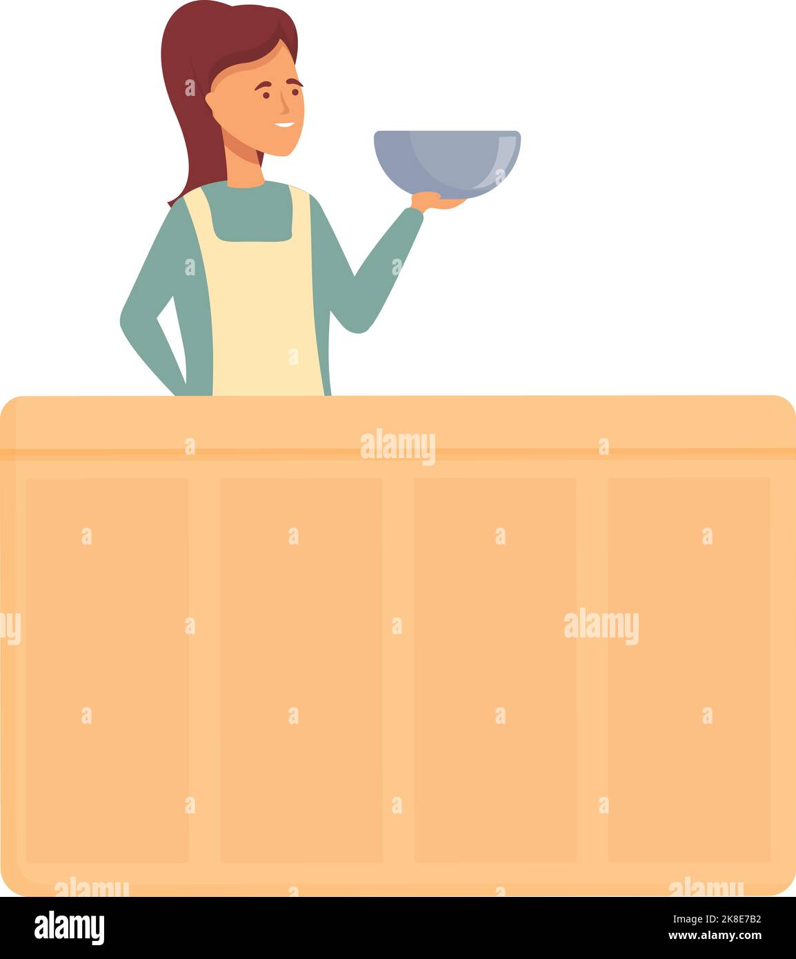 Cook class icon cartoon vector. Online food. Chef school Stock Vector ...