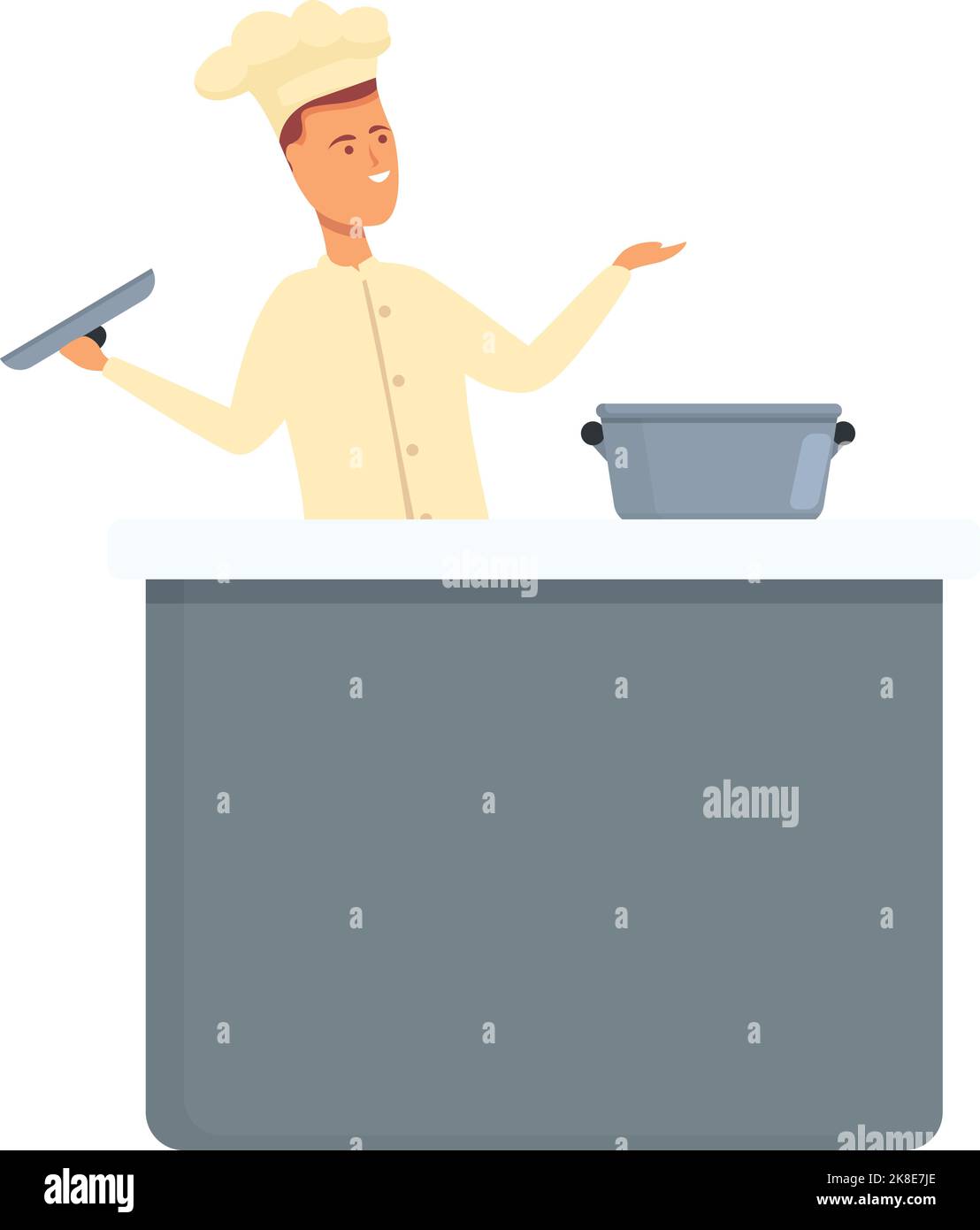 Cooking tv show with chef Cut Out Stock Images & Pictures - Alamy